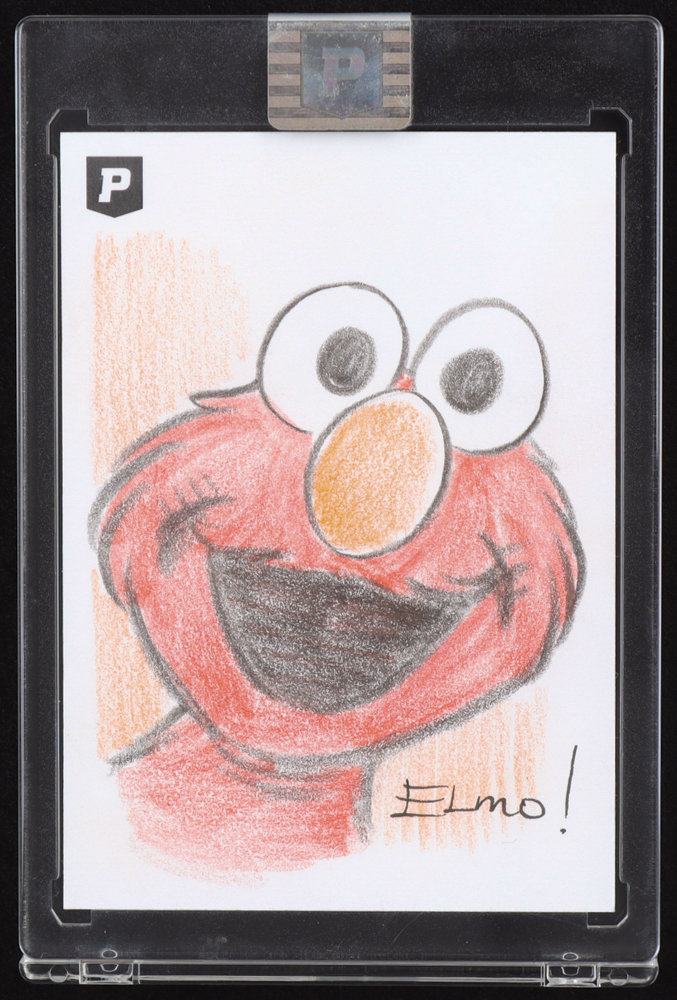 Elmo | Sesame Street | Original Art Sketch Card by Guy Gilchrist (1/1 ...