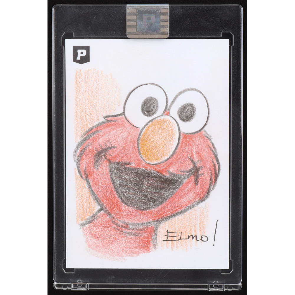 Elmo | Sesame Street | Original Art Sketch Card by Guy Gilchrist (1/1 ...
