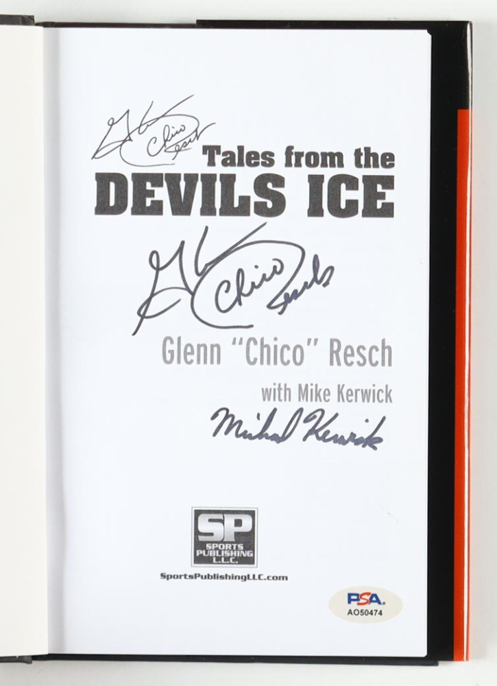Glenn "Chico" Resch & Mike Kerwick Signed "Tales From the Devils Ice ...