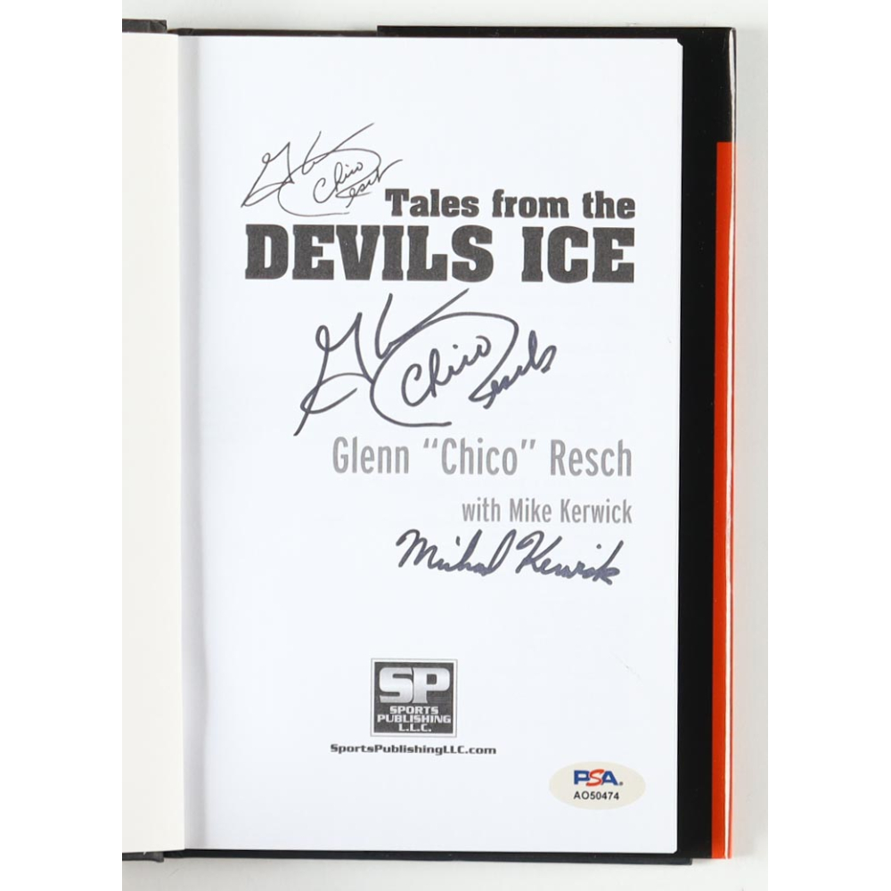 Glenn "Chico" Resch & Mike Kerwick Signed "Tales From the Devils Ice ...
