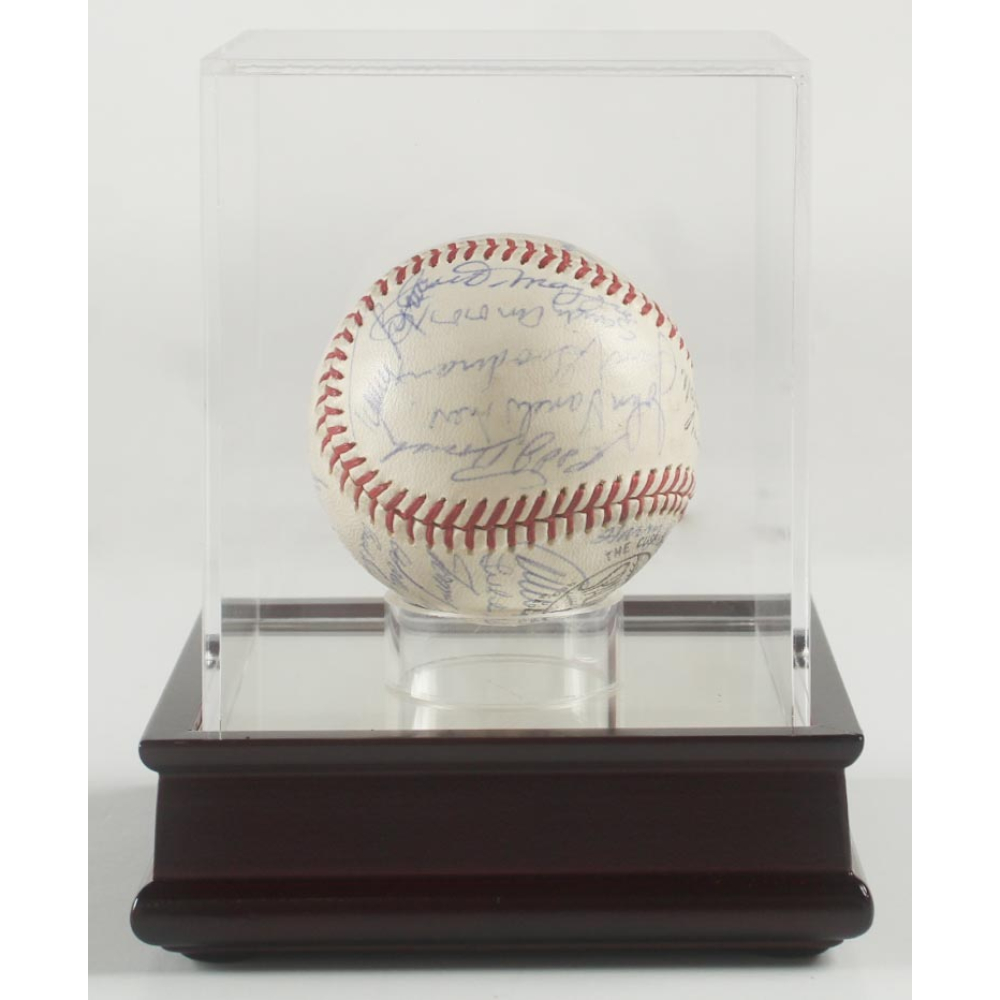 Baseball Greats Multi-Signed ONL Baseball By (25) with Joe DiMaggio ...