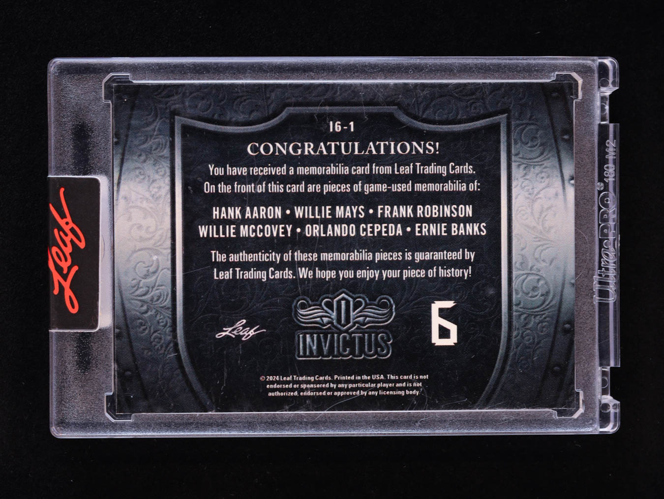 Hank Aaron / Willie Mays / Frank Robinson / Willie McCovey / Orlando ...