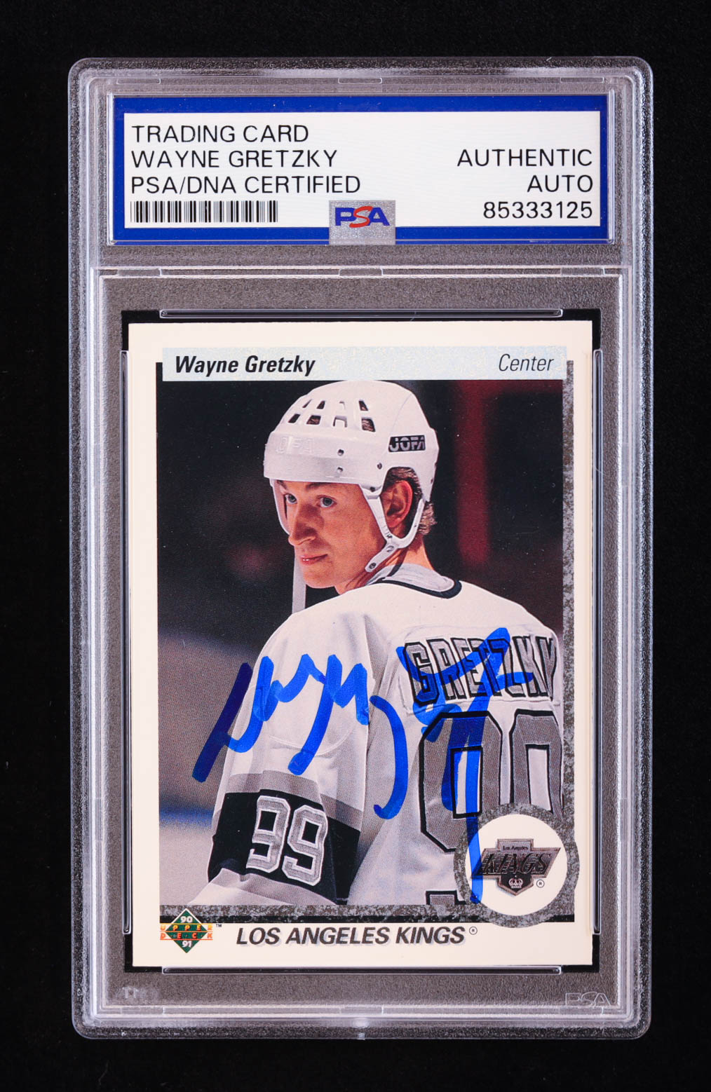 Wayne Gretzky Signed 1990-91 Upper Deck #54 (PSA) | Pristine Auction