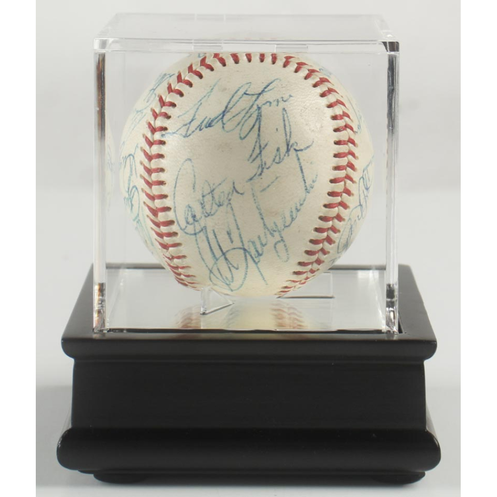 1976 Boston Red Sox OAL Baseball Signed by (21) with Carlton Fisk, Carl ...