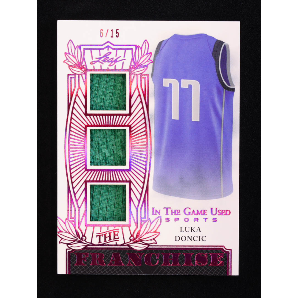 Luka Doncic 2024 ITG Used Sports The Franchise Memorabilia Pink #TFLD1 ...