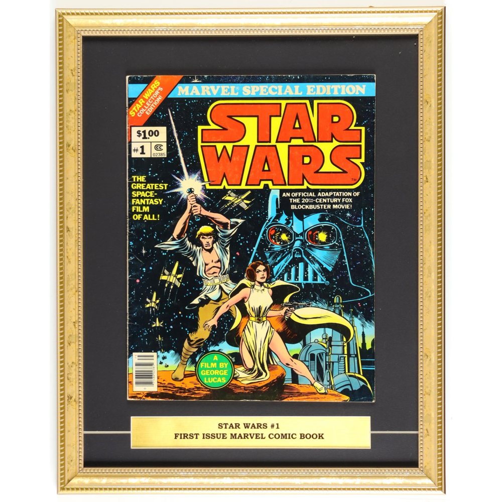 Marvel Comics "STAR WARS" First Issue Custom Framed Comic Book Display ...