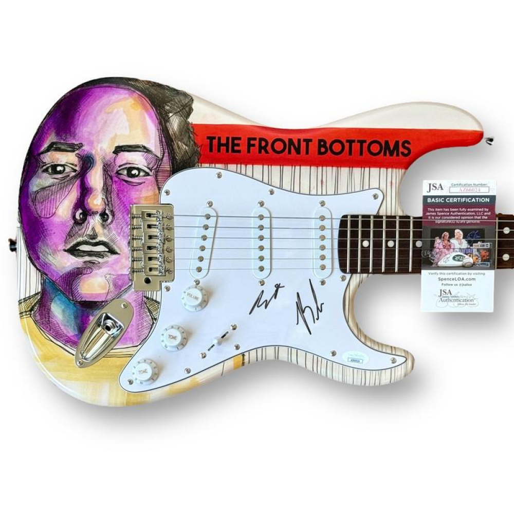Brian Sella & Matthew Uychich Signed "The Front Bottoms" Custom ...
