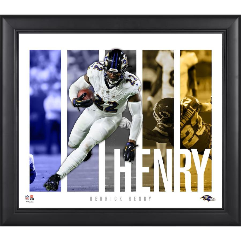 Derrick Henry Ravens Custom Framed Photo | Pristine Auction