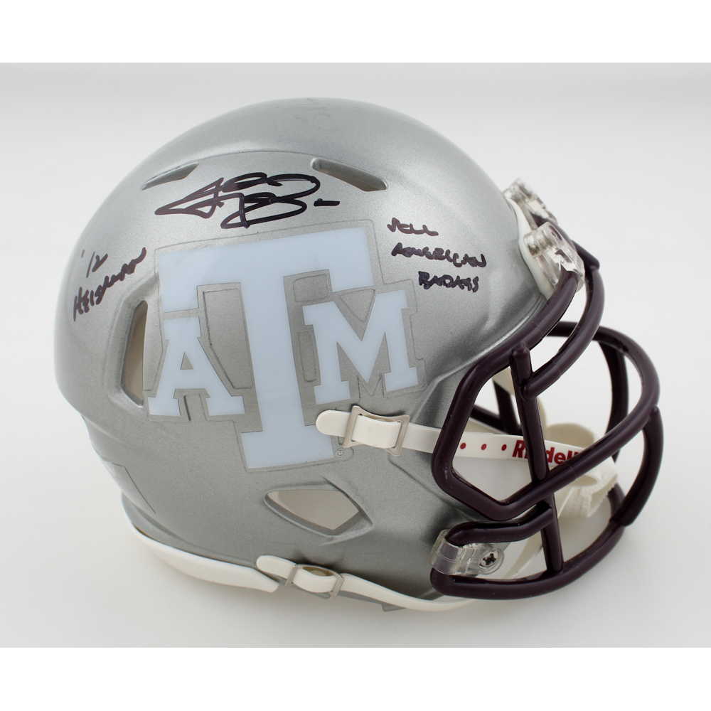 Johnny Manziel Signed Texas A&M Aggies Flash Alternate Speed Mini ...