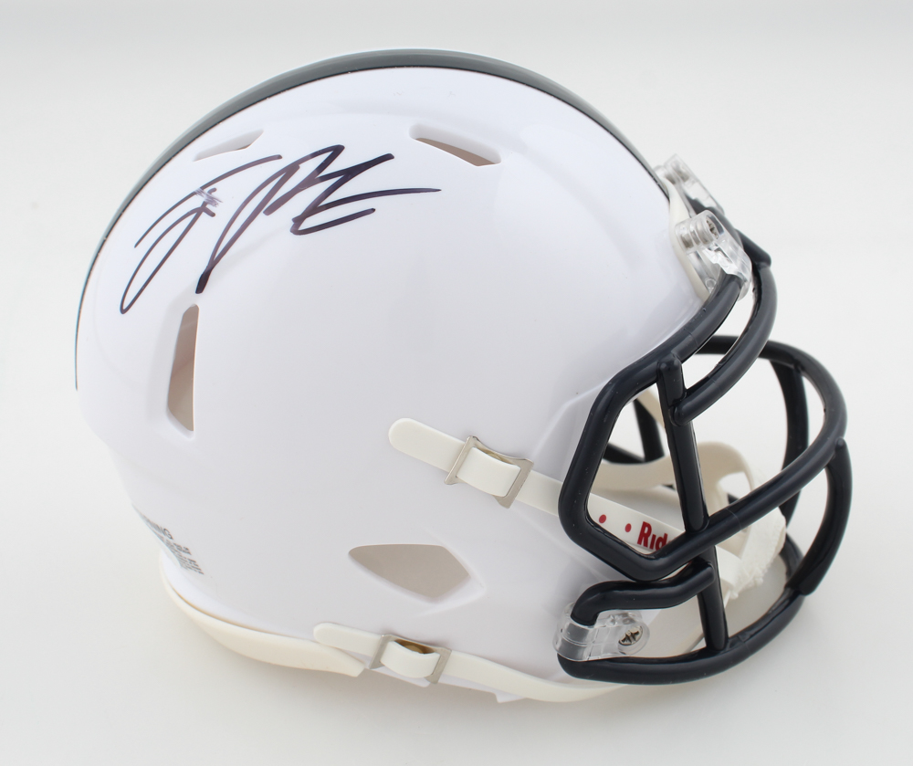 Joey Porter Jr. Signed Penn State Nittany Lions Mini Helmet (JSA ...