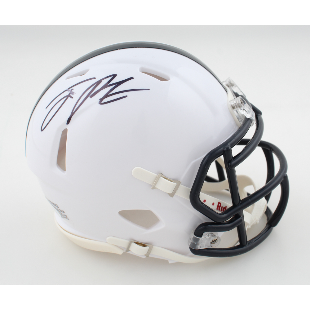 Joey Porter Jr. Signed Penn State Nittany Lions Mini Helmet (JSA ...