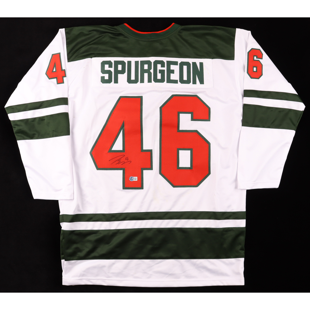 Jared Spurgeon Signed Jersey (Beckett) | Pristine Auction