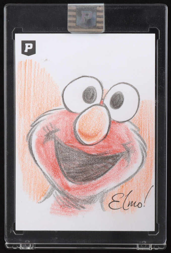 Elmo | Sesame Street | Original Art Sketch Card by Guy Gilchrist (1/1 ...