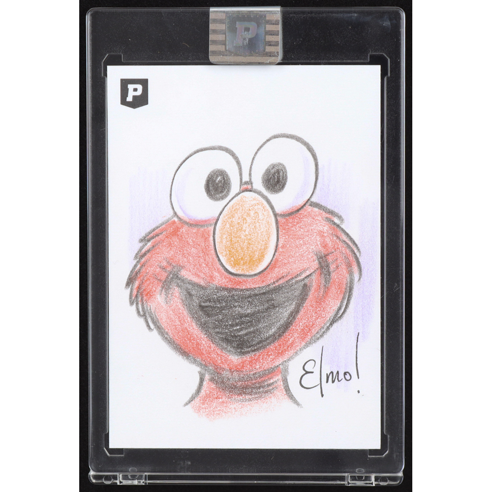 Elmo | Sesame Street | Original Art Sketch Card by Guy Gilchrist (1/1 ...