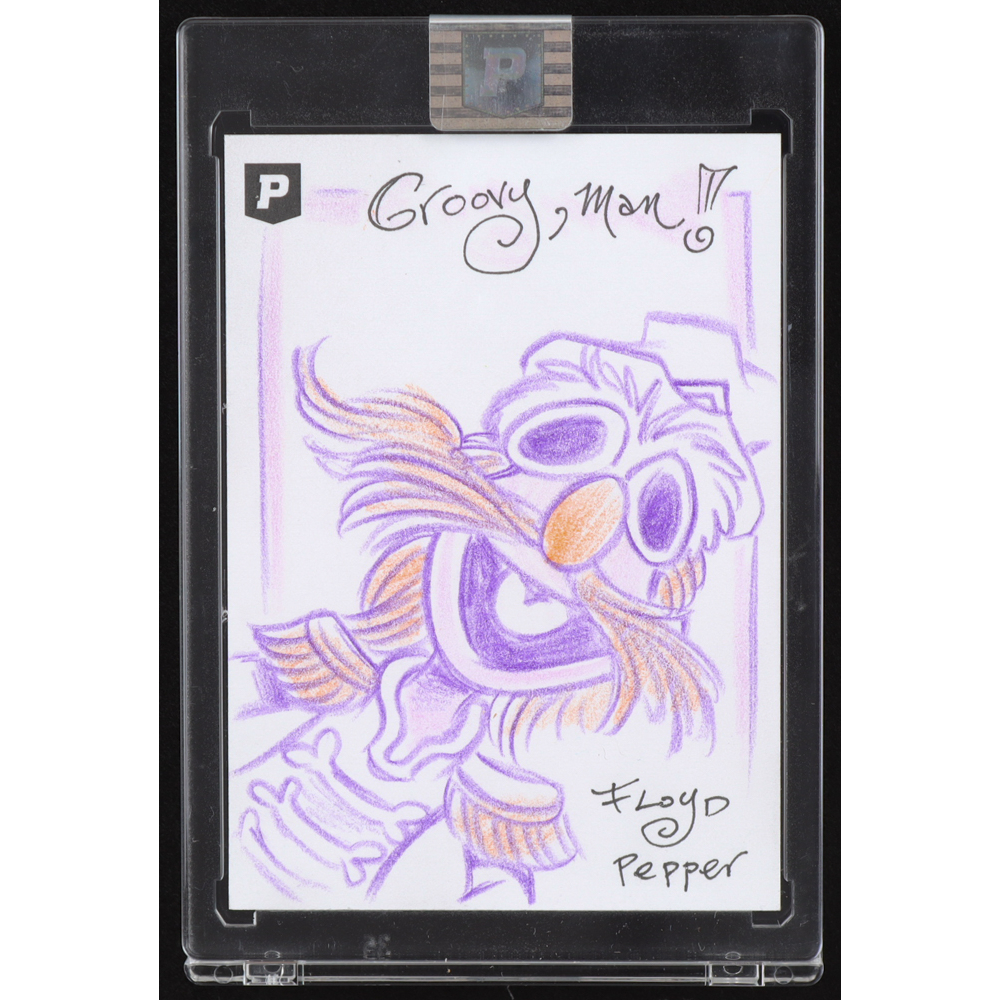 Floyd Pepper | The Muppets | Original Art Sketch Card by Guy Gilchrist ...