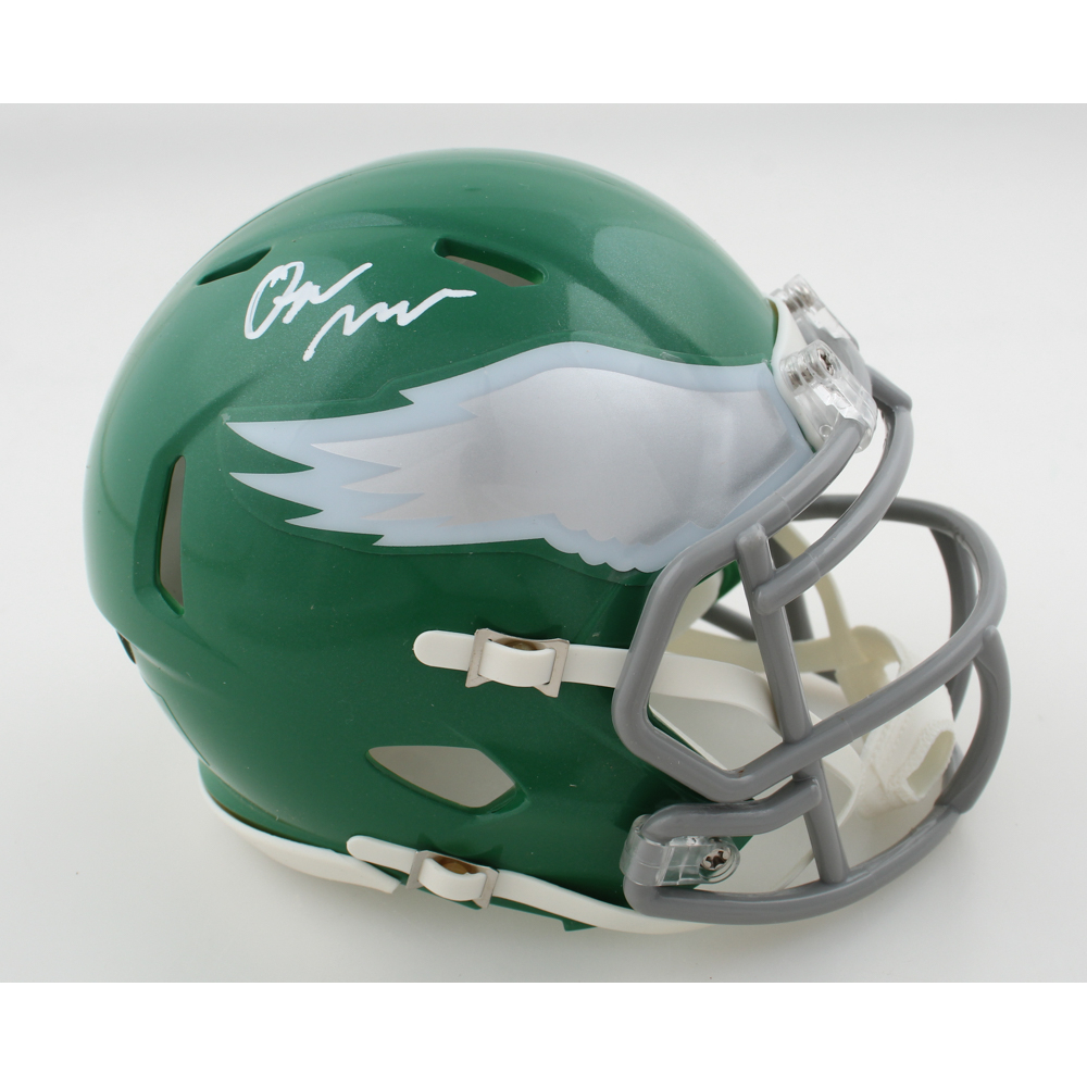 Quinyon Mitchell Signed Eagles Speed Mini Helmet (JSA) | Pristine Auction