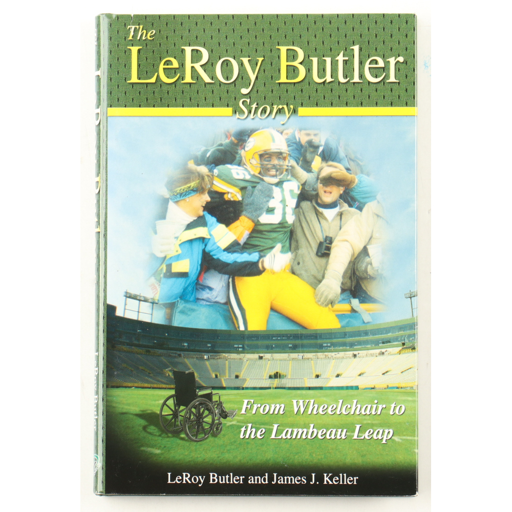LeRoy Butler Signed "The LeRoy Butler Story" Hardcover Book ...