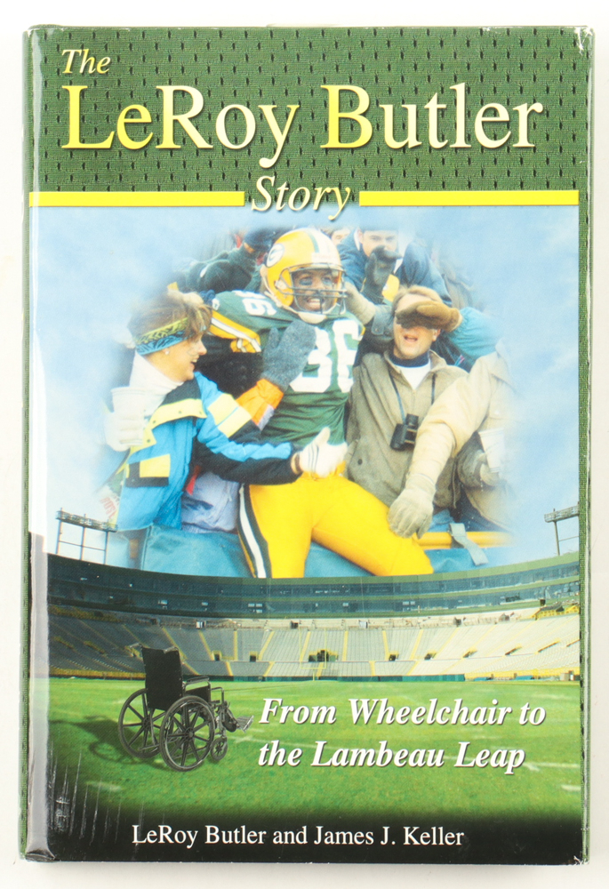 LeRoy Butler Signed "The LeRoy Butler Story" Hardcover Book ...