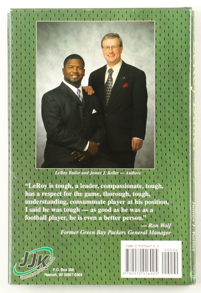 LeRoy Butler Signed "The LeRoy Butler Story" Hardcover Book ...