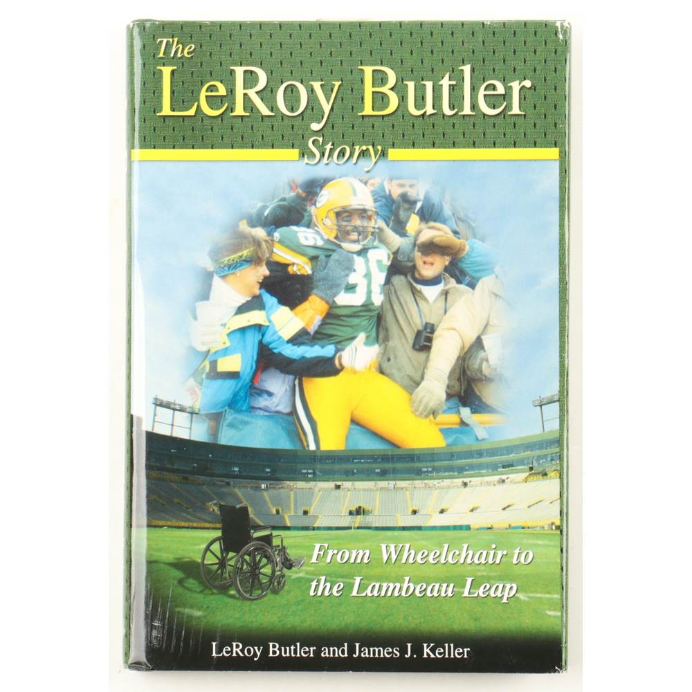 LeRoy Butler Signed "The LeRoy Butler Story" Hardcover Book ...