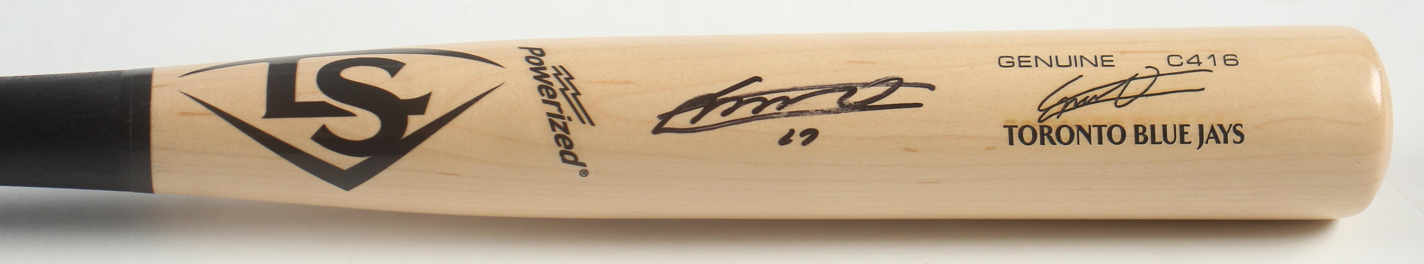 Vladimir Guerrero Jr. Signed Louisville Slugger Player Model Baseball ...