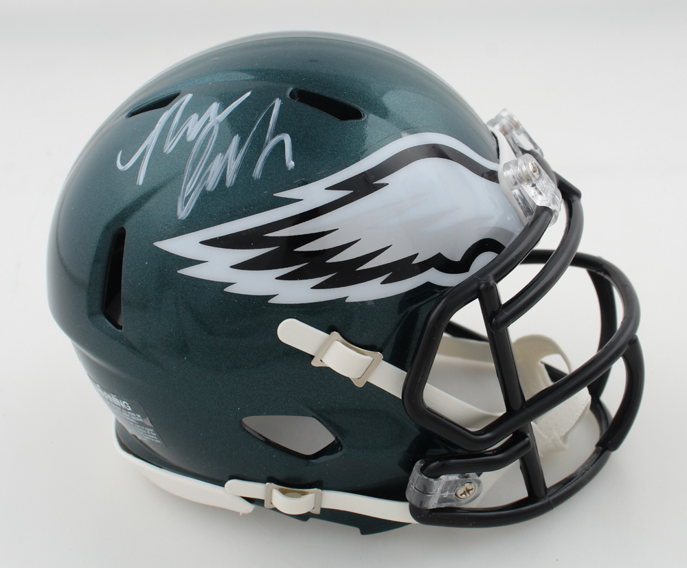Nolan Smith Jr. Signed Eagles Speed Mini Helmet (JSA) | Pristine Auction