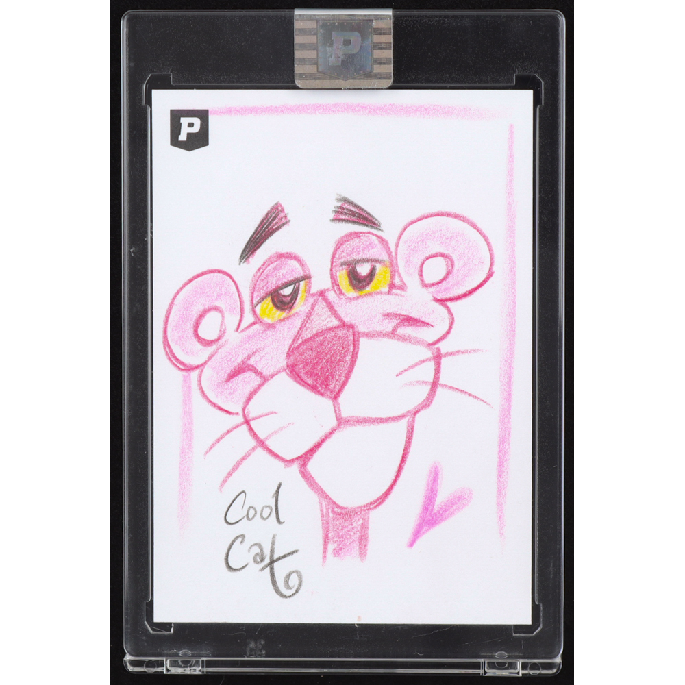 Pink Panther | The Pink Panther Show | Original Art Sketch Card by Guy ...