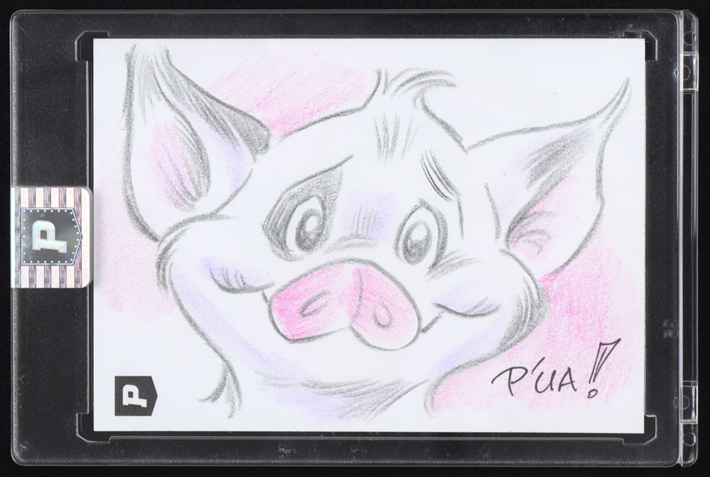 Pua the Pig | Moana | Original Art Sketch Card by Guy Gilchrist (1/1 ...