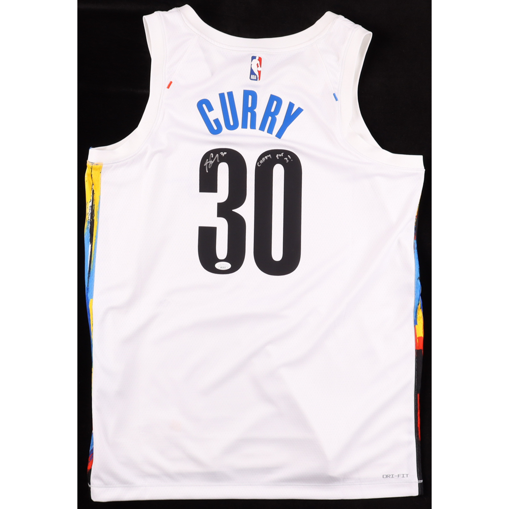 Seth Curry Signed Nets Jersey Inscribed "Curry For 3!" (JSA) | Pristine ...