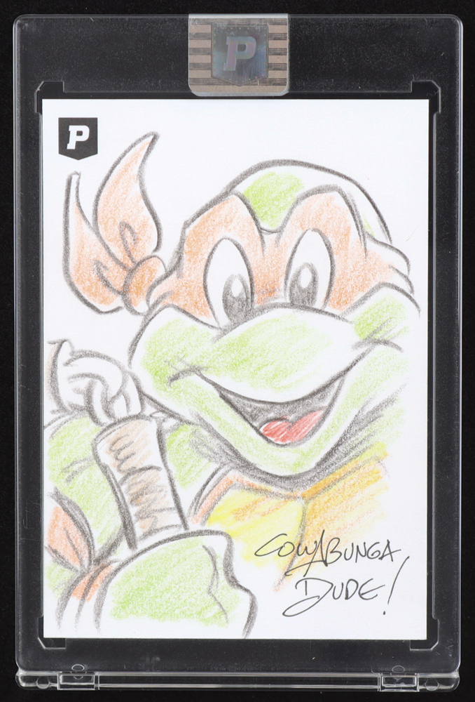 Michelangelo | Teenage Mutant Ninja Turtles | Original Art Sketch Card ...