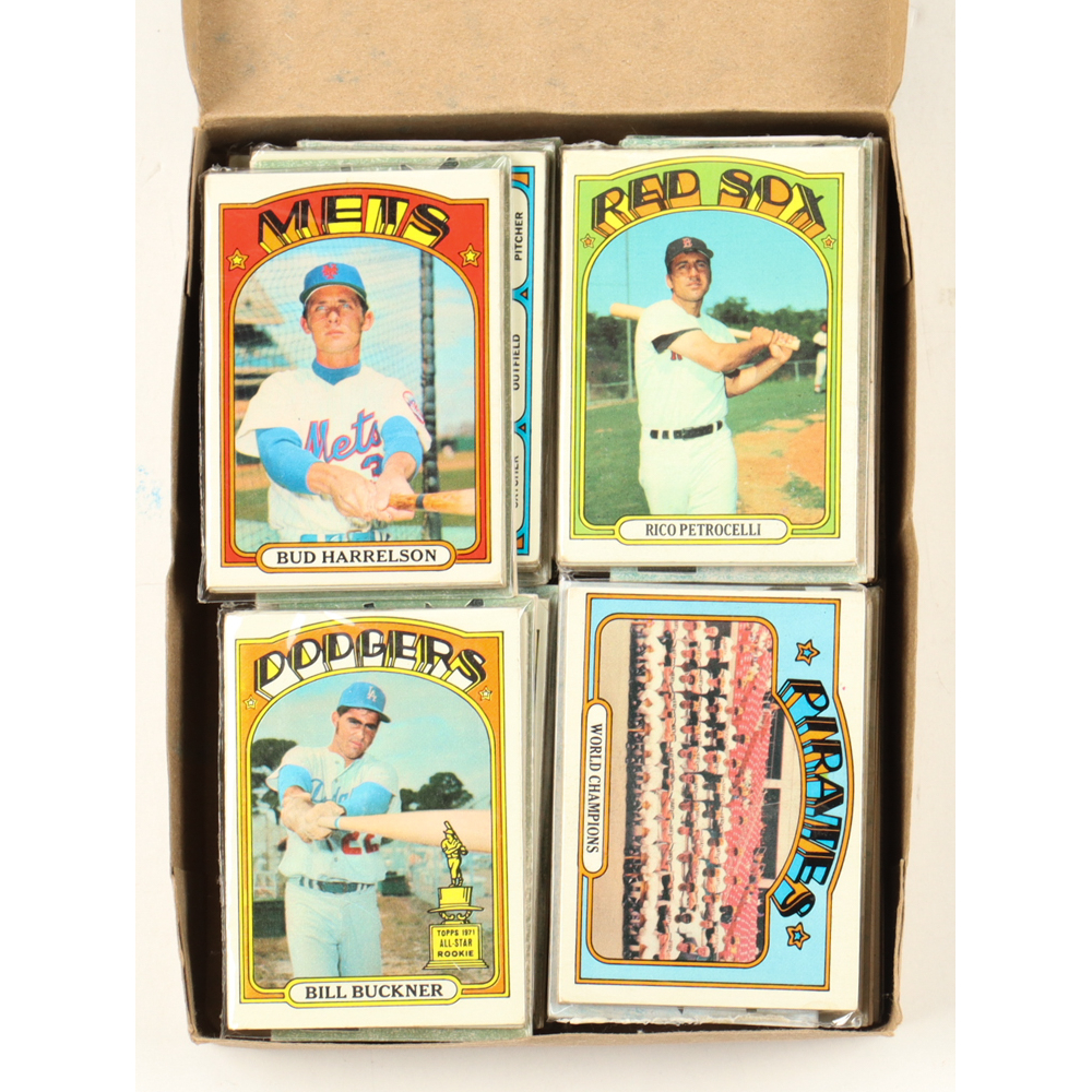 1972 Topps Baseball Cello Fun Pack Vending Box with (20) Packs ...