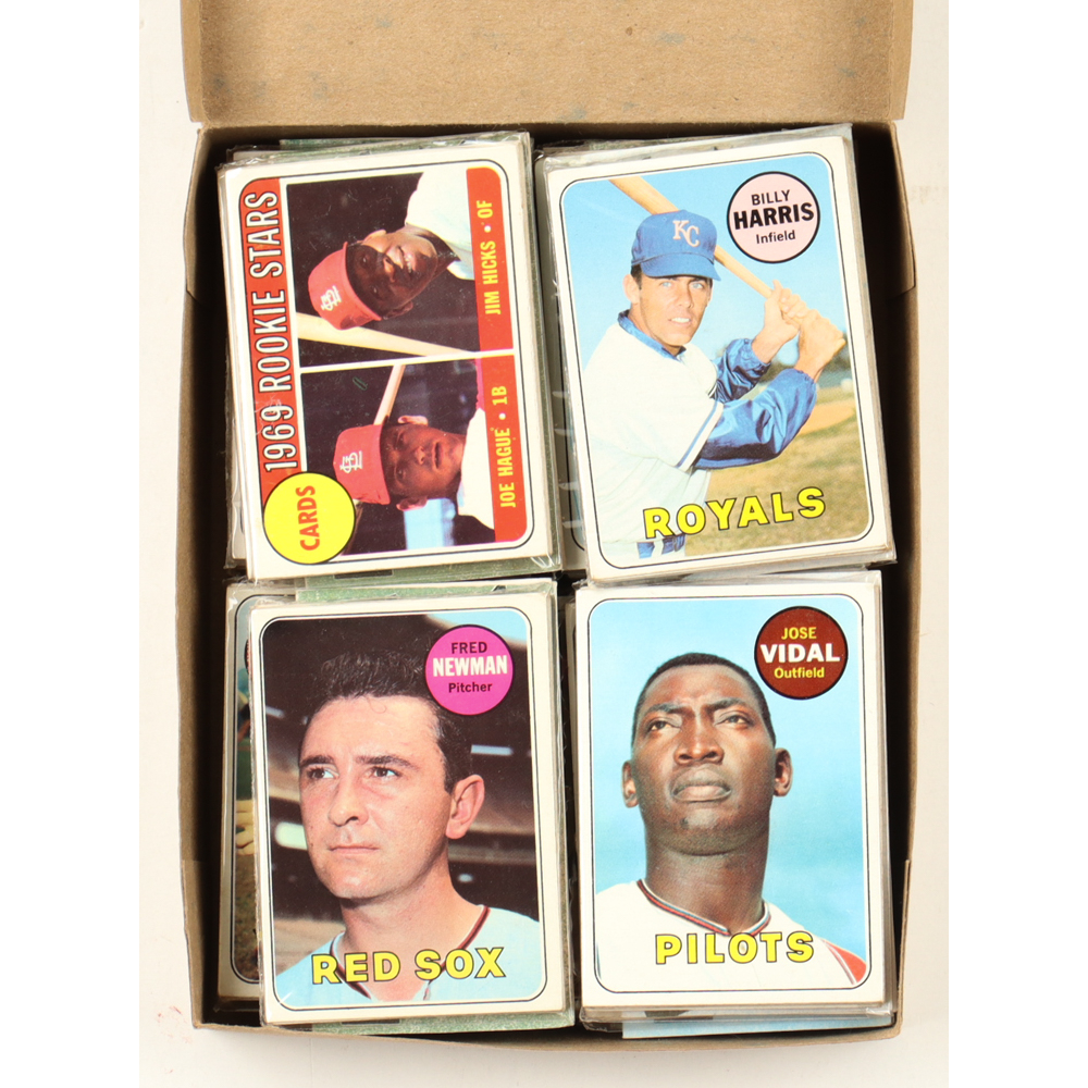 1969 Topps Baseball Cello Fun Pack Vending Box with (20) Packs ...