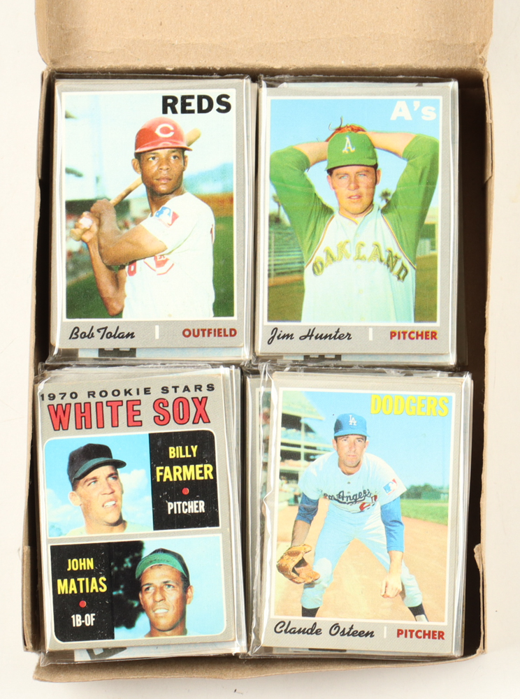 1970 Topps Baseball Cello Fun Pack Vending Box with (20) Packs ...
