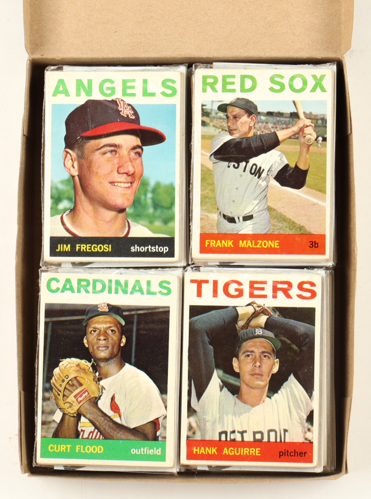 1964 Topps Baseball Cello Fun Pack Vending Box with (20) Packs ...