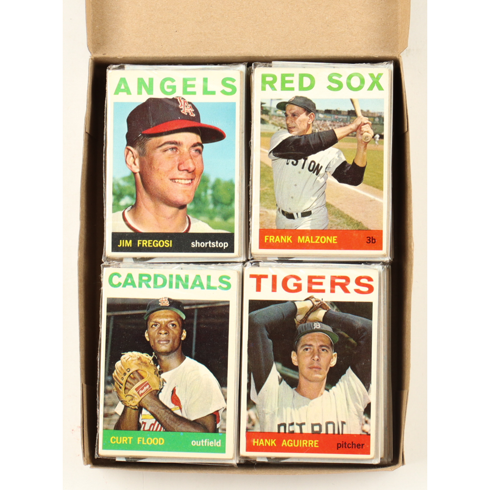 1964 Topps Baseball Cello Fun Pack Vending Box with (20) Packs ...