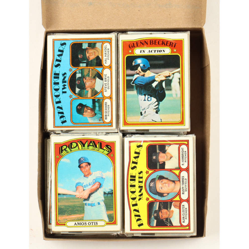 1972 Topps Baseball Cello Fun Pack Vending Box With (20) Packs
