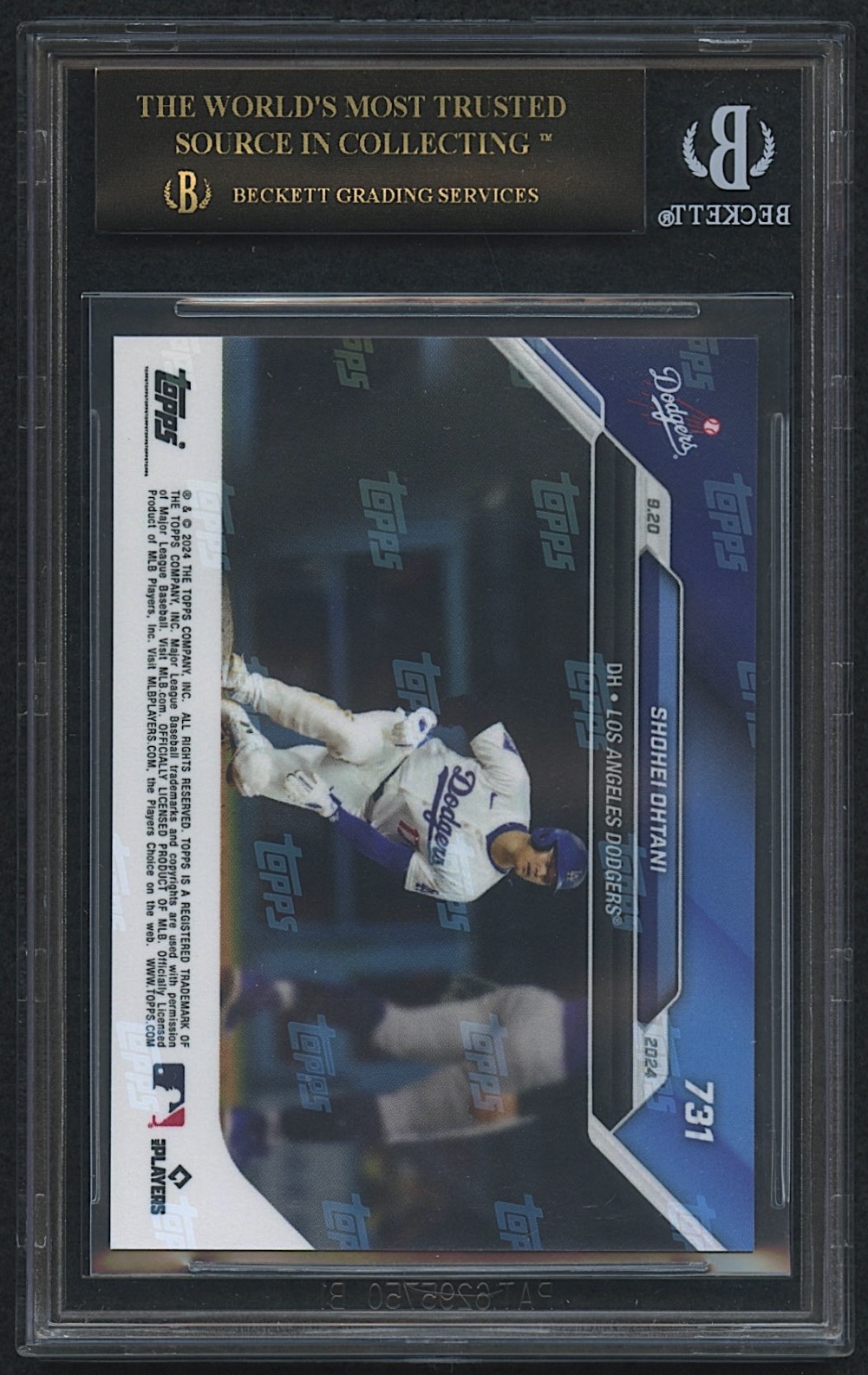 Shohei Ohtani 2024 Topps Now #731 | Founding Member of 52/52 Club (BGS Black Label 10 ...