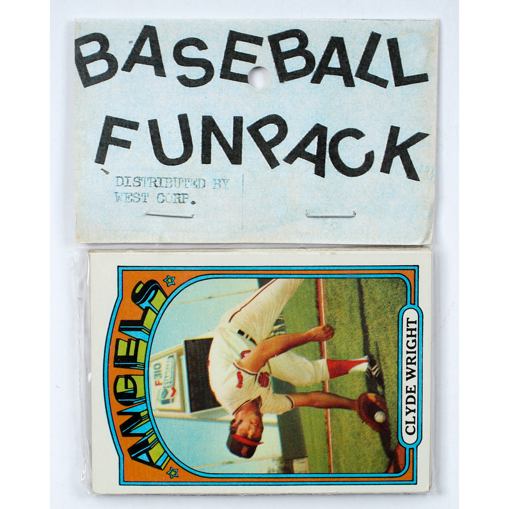 1972 Topps Baseball Card Fun Pack with (10) Cards | Pristine Auction