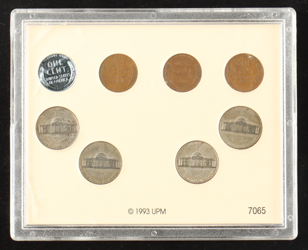 1993 World War II Obsolete Coin Collection Set with (7) Coins ...