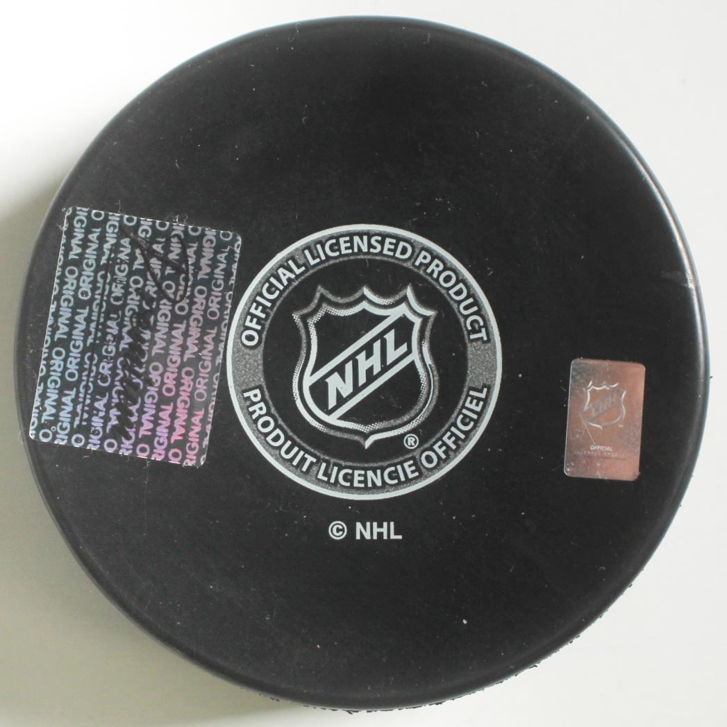 Ken Linseman Signed Bruins Logo Hockey Puck (Premium Autographs ...