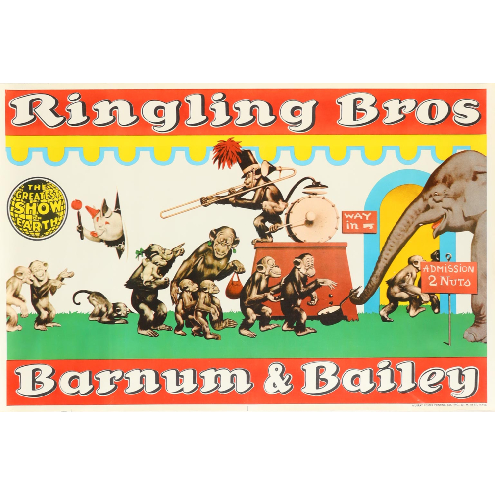 Vintage Ringling Bros. and Barnum & Bailey Poster | Pristine Auction