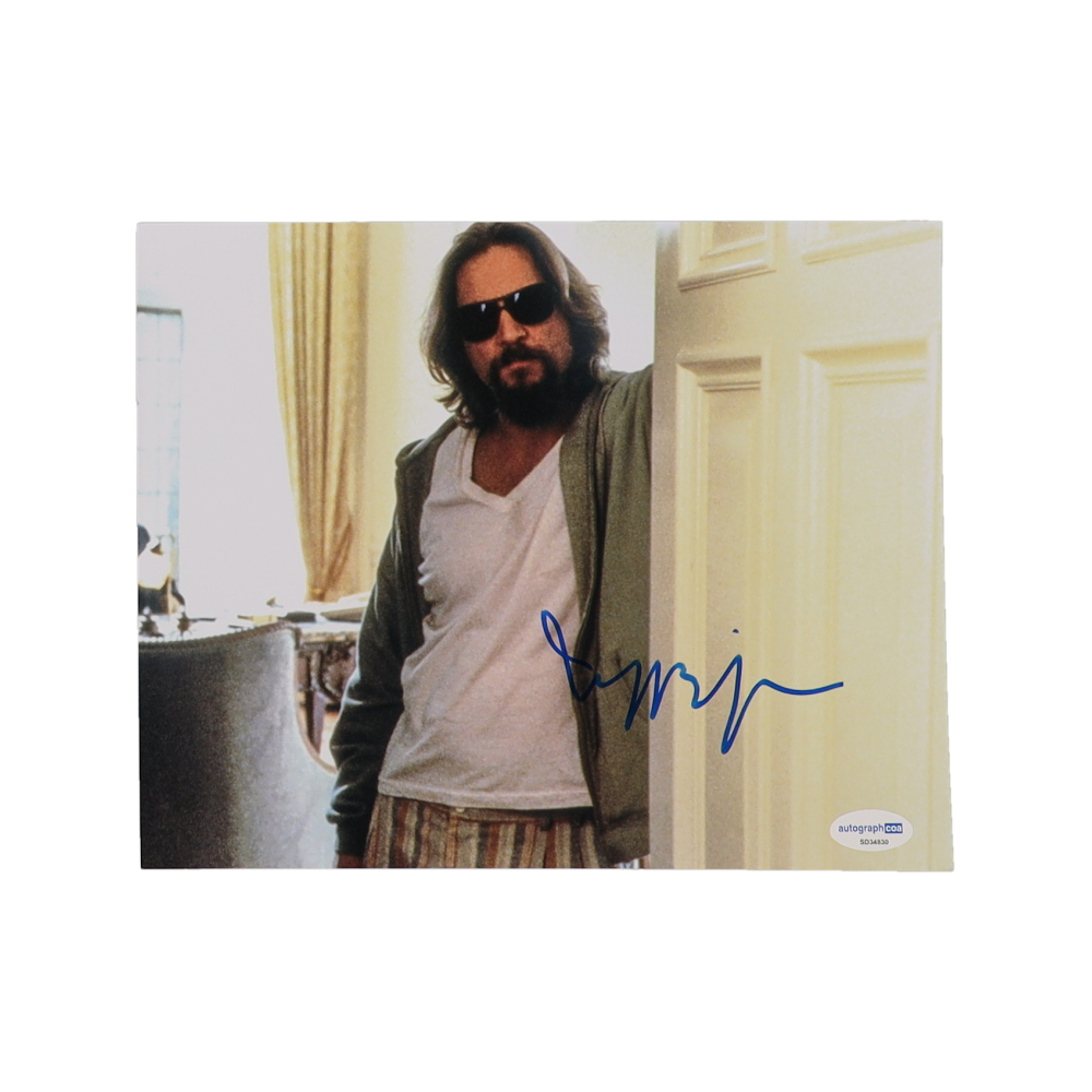 Jeff Bridges Signed "The Big Lebowski" 8x10 Photo (ACOA) | Pristine Auction