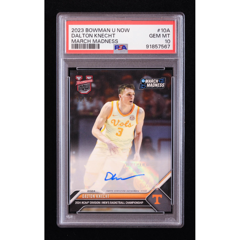 Dalton Knecht 2023-24 Bowman University Now March Madness Autographs ...