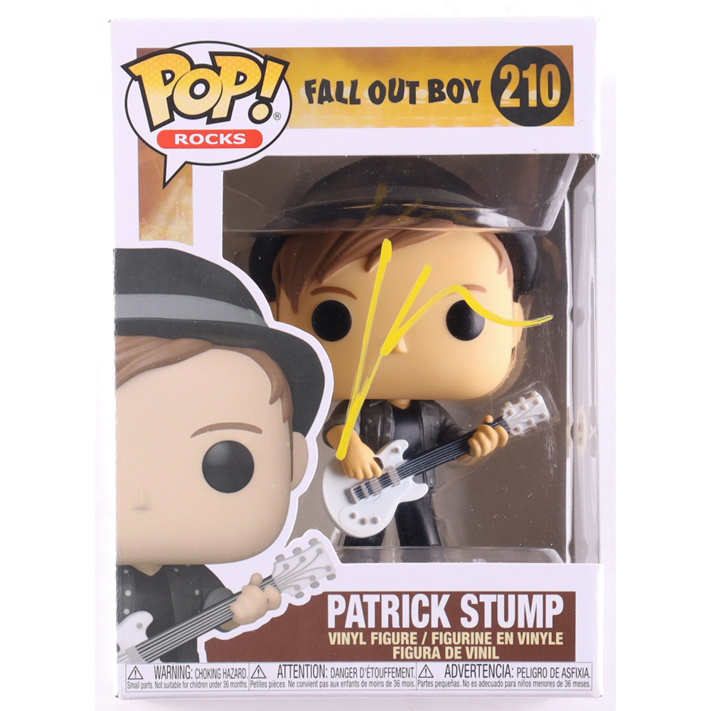 Patrick Stump Signed "Fall Out Boy" #210 Funko Pop! Vinyl Figure (PSA ...
