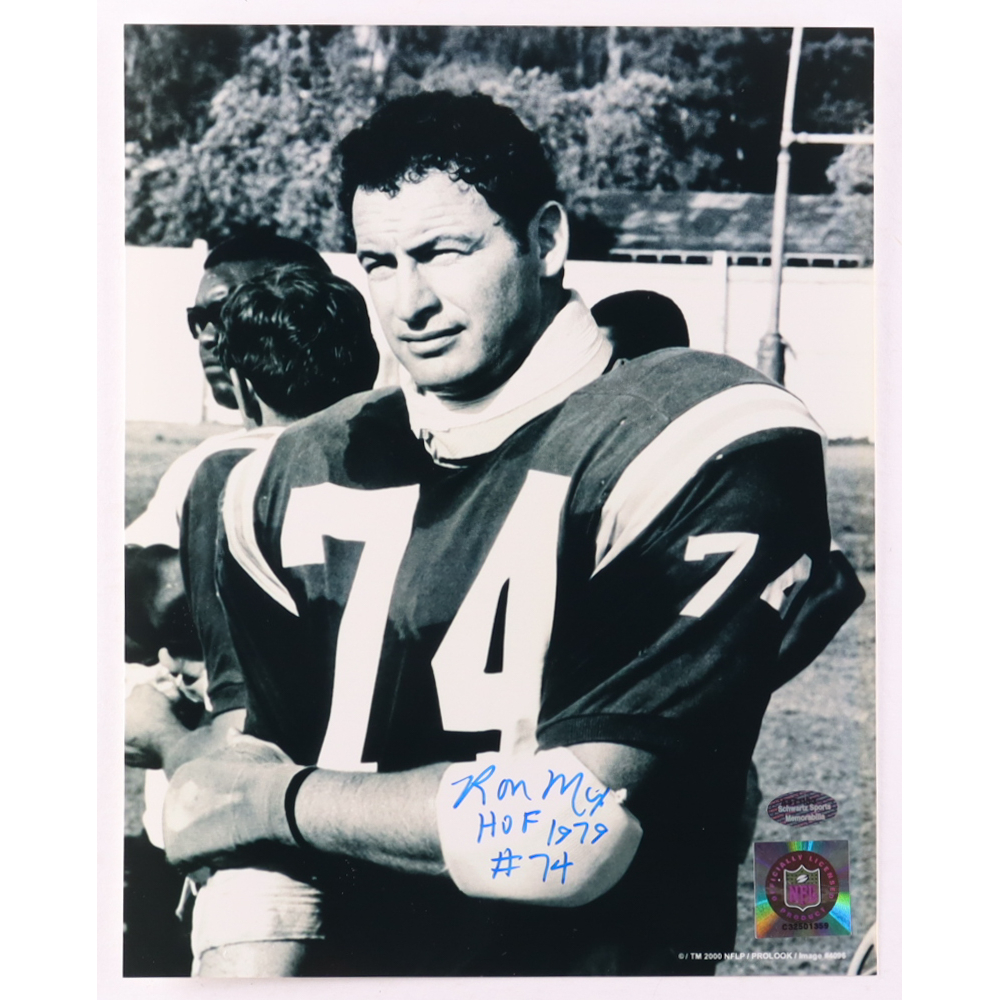 Ron Mix Signed Chargers 8x10 Photo Inscribed "HOF 1979" (Schwartz ...