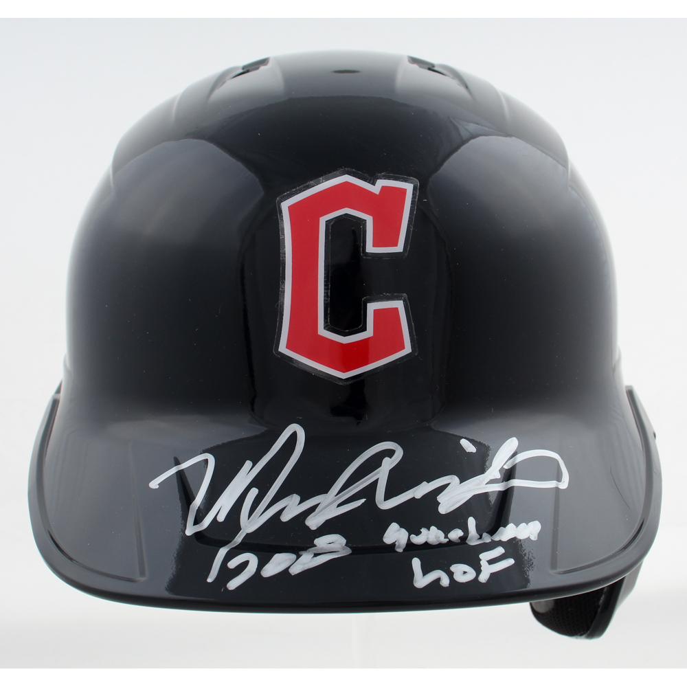 Manny Ramirez Signed Guardians Full-Size Batting Helmet Inscribed "2023 ...