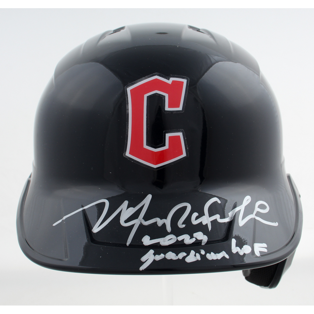 Manny Ramirez Signed Guardians Full-Size Batting Helmet Inscribed "2023 ...