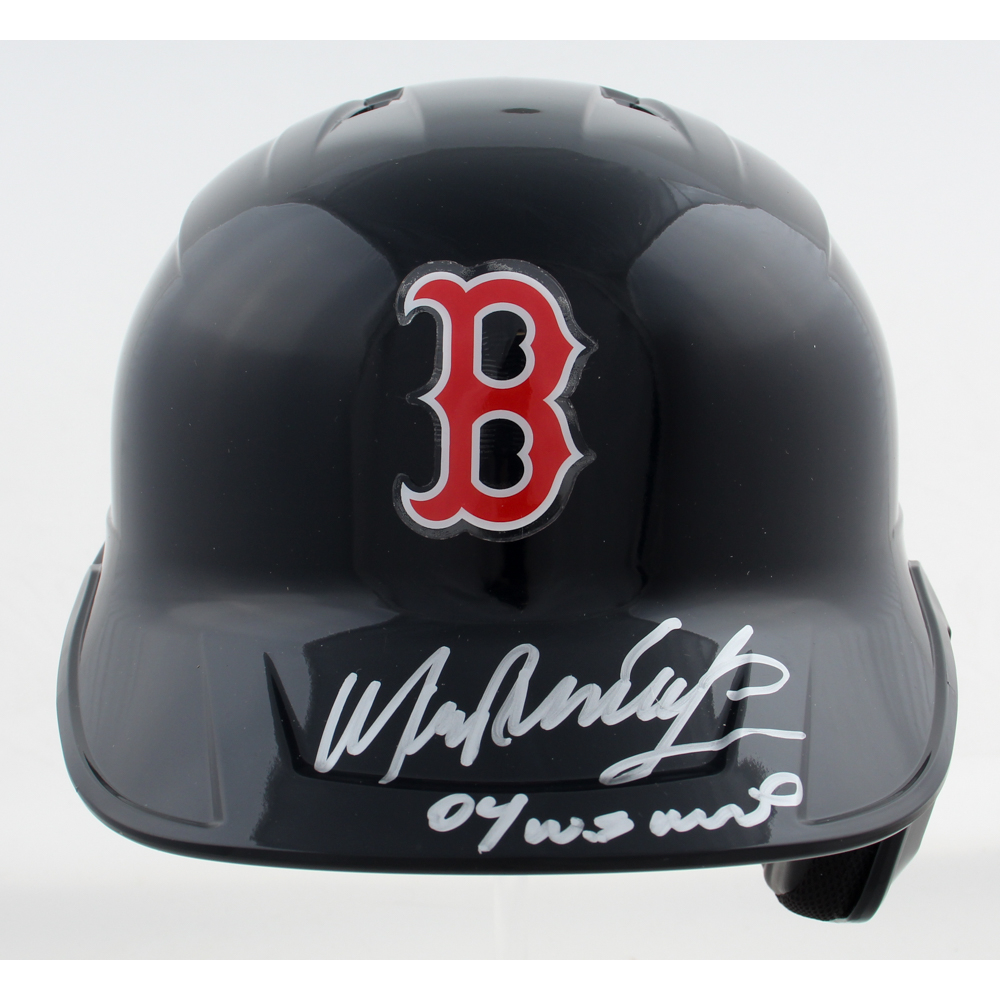 Manny Ramirez Signed Red Sox Full-Size Batting Helmet Inscribed "04 WS ...