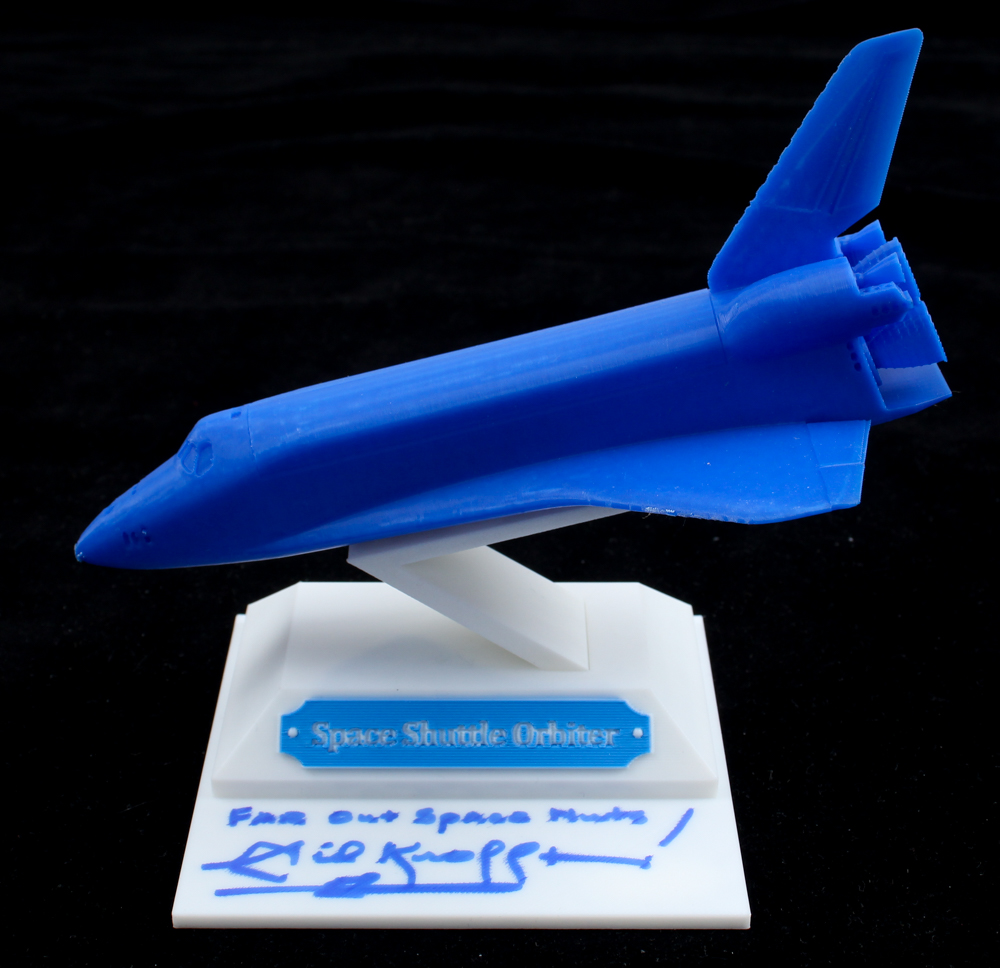 Sid Krofft Signed NASA 3D-Printed Rocket Inscribed "Far Out Space Nuts ...