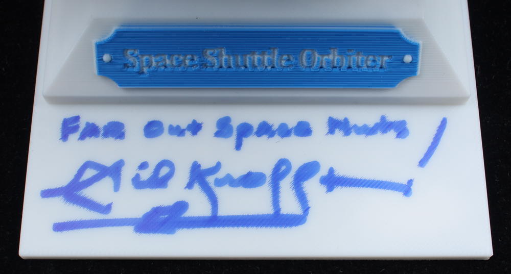 Sid Krofft Signed NASA 3D-Printed Rocket Inscribed "Far Out Space Nuts ...